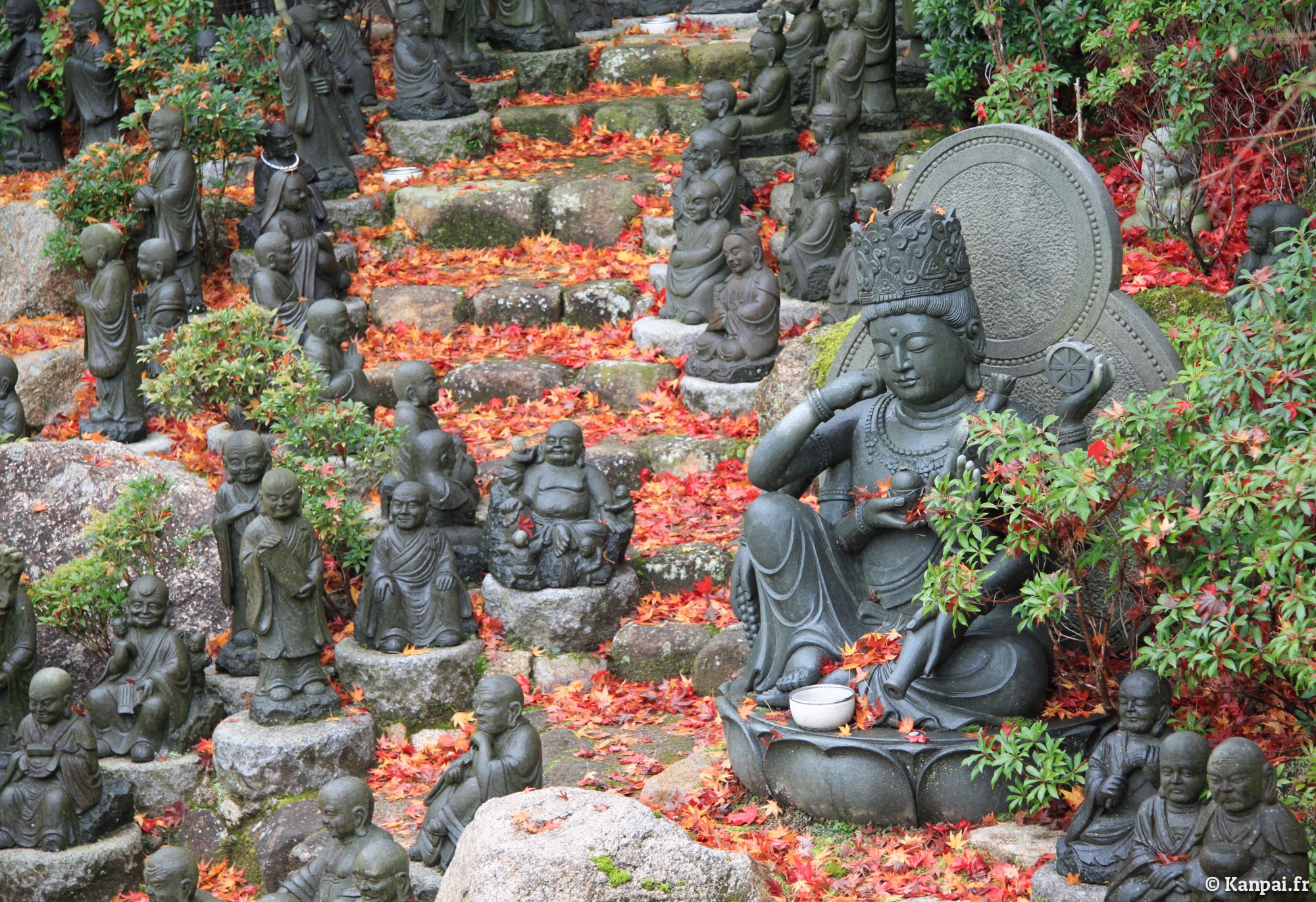 Daisho-in - Le temple aux 500 statues bouddhiques à Miyajima